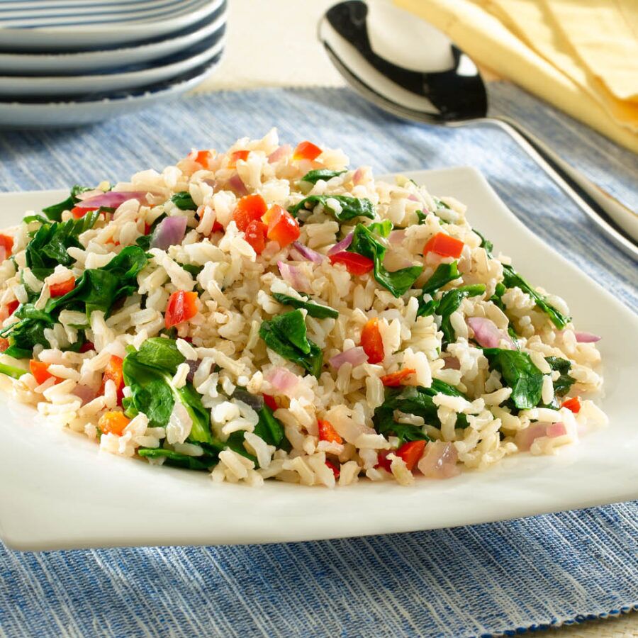 MyPlate Brown Rice with Vegetables - Recipes | Goya Foods
